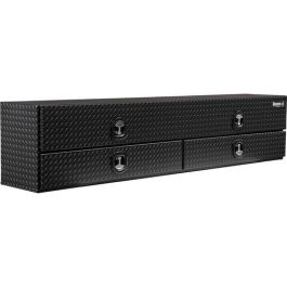 BUYERS PRODUCTS 21x18x96 In Textured Matte Black Diamond Tread Aluminum ...