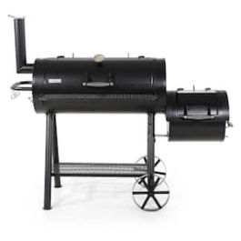 Extra Large Heavy-Duty Offset Charcoal Smoker - Rent-to-Own Now