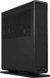 Fractal Design - Ridge Black Mini-ITX Slim Small Form Factor Console PC ...