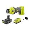 RYOBI ONE+ 18V Cordless PEX Tubing Clamp Tool and 2.0 Ah Compact ...