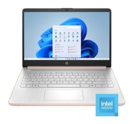 HP - 14" Laptop - Intel Processor - 4GB Memory - 128GB UFS - Pale Rose Gold