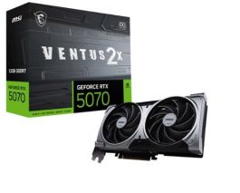 MSI - NVIDIA GeForce RTX 5070 12G VENTUS 2X OC 12GB GDDR7 PCI Express ...