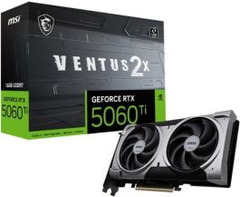 MSI - NVIDIA GeForce RTX 5060 Ti 16G VENTUS 2X PLUS 16GB GDDR7 PCI ...